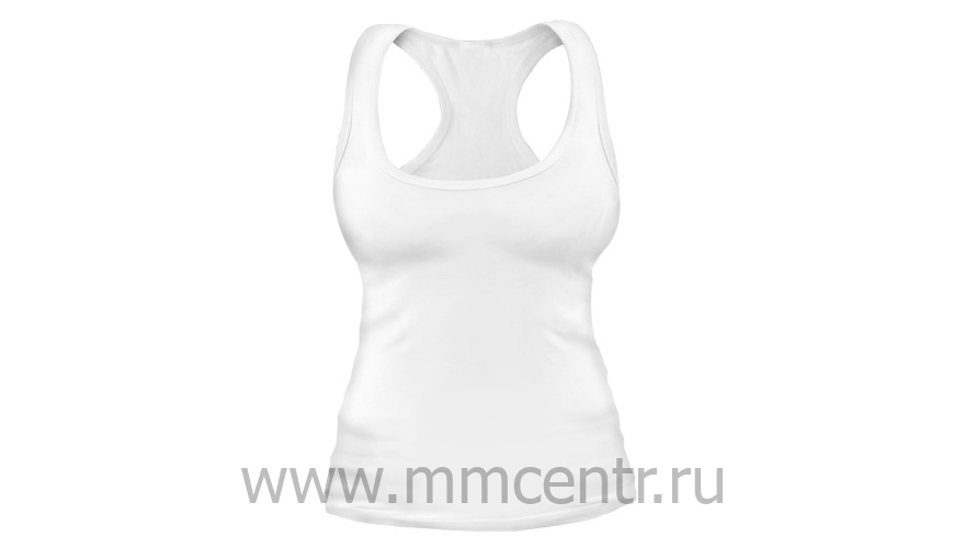 Купить Майка-борцовка ЖЕНСКАЯ белая, "Ложная сетка", р.50(XL) в Ростове ...